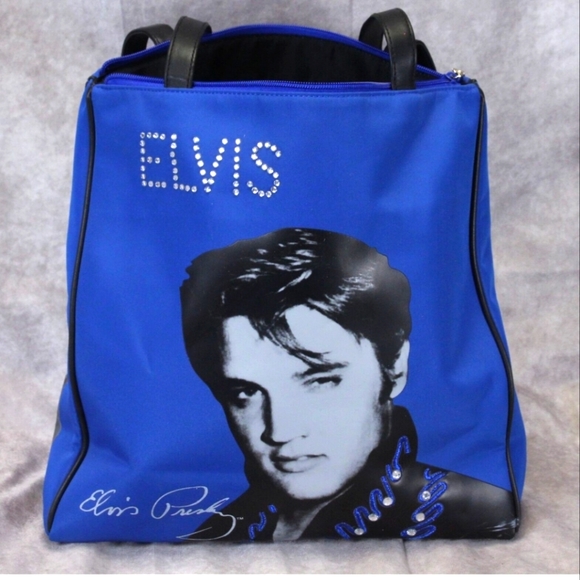 Bags | Nwot Elvis Presley Bling Pursetote | Poshmark